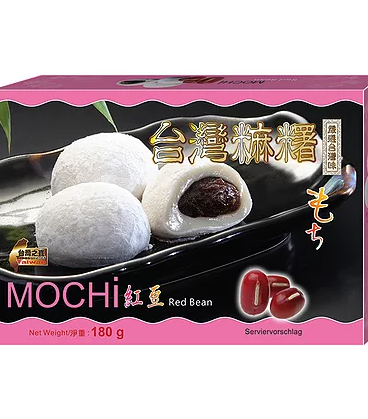 Mochi med rød bønne 180 g – Kina i Søborg