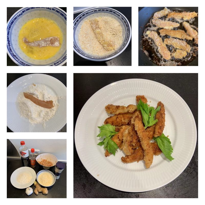 Stegt kylling indre filet med panko rasp – Kina i Søborg